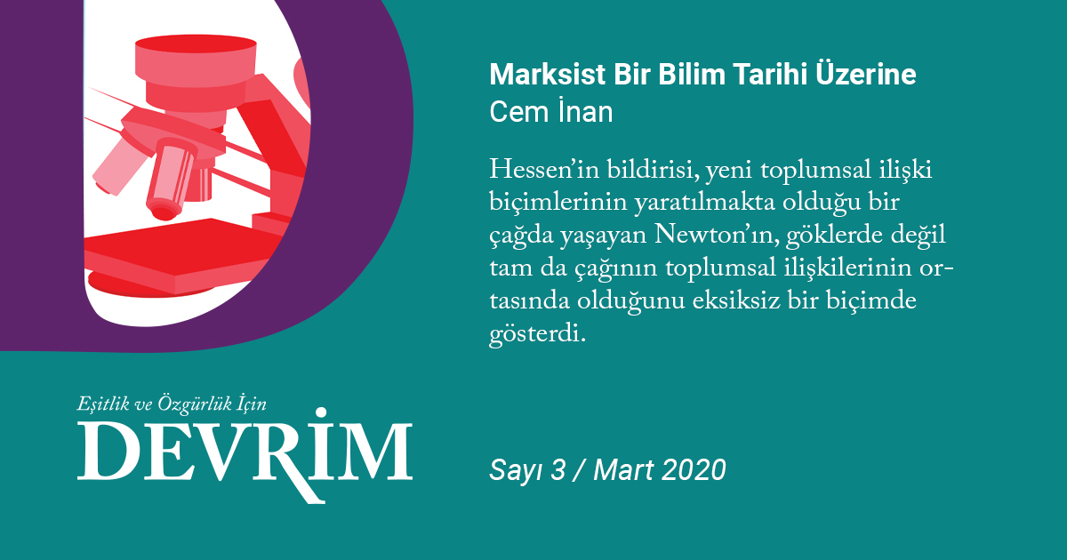 Marksist Bir Bilim Tarihi Üzerine | Dsosyal